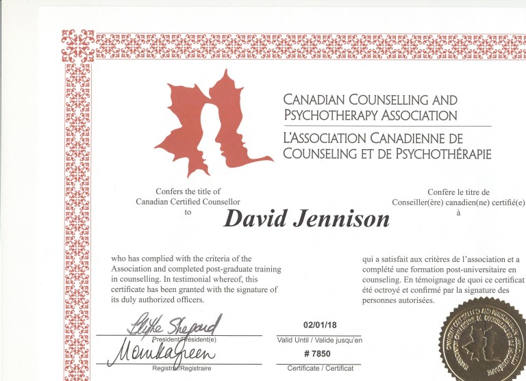 David Jennison, Psychotherapist, Swan River | Lumino Health